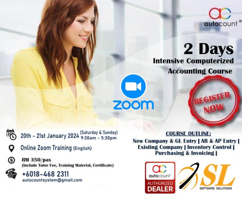 AutoCount 2-Day Online Training - Jan 2024 (HRDF Claimable) | SL ...